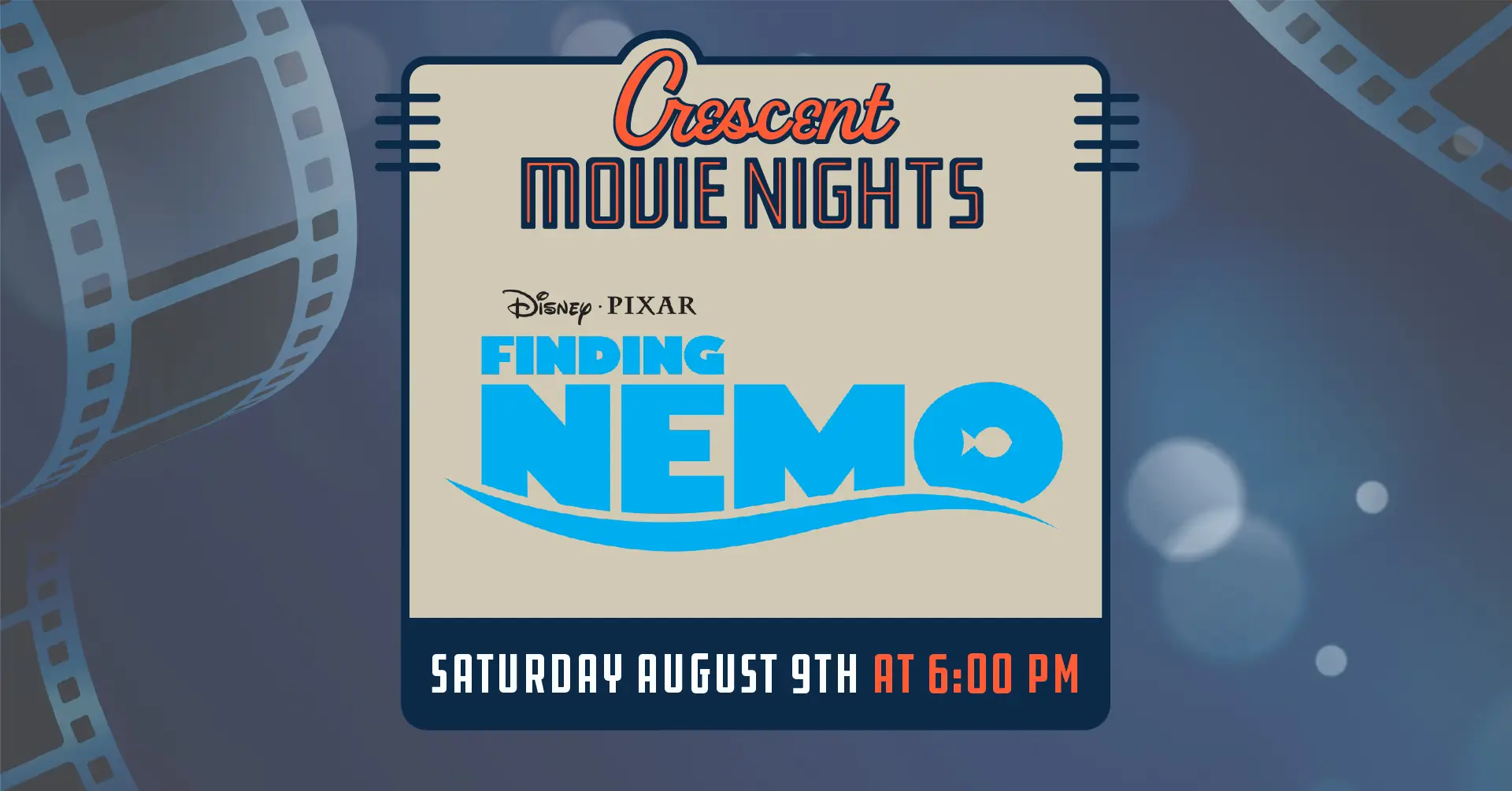 Crescent Summer Movie Night-Finding Nemo 2025 | Charter Homes ...